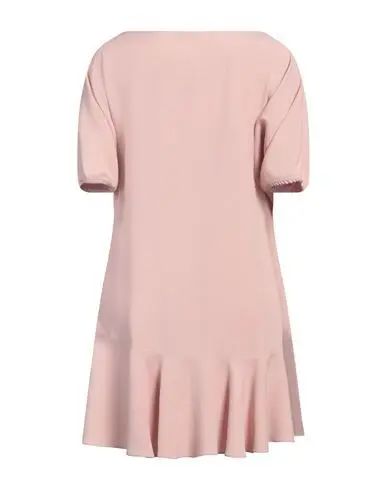 Red Valentino Mini Dress In Acetate And Viscose - Pink