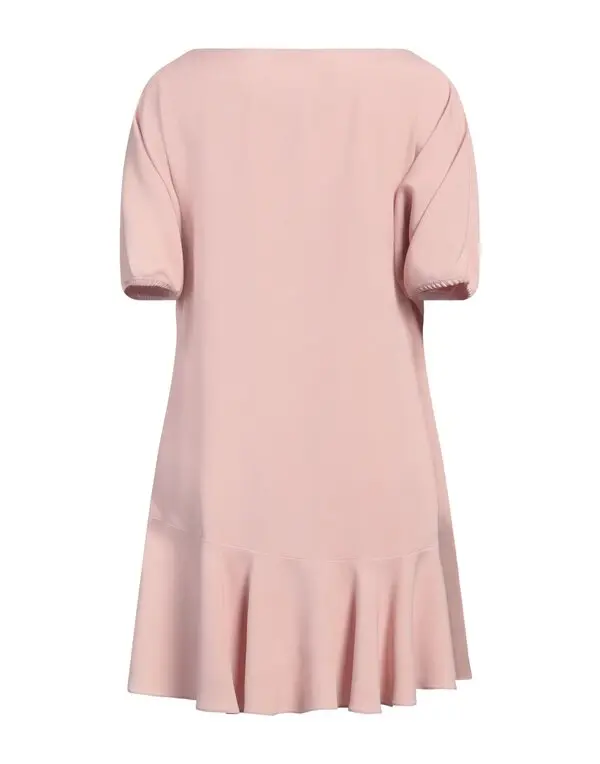 Red Valentino Mini Dress In Acetate And Viscose - Pink