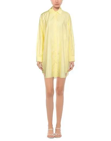 DOUUOD Mini Shirt Dress - Yellow