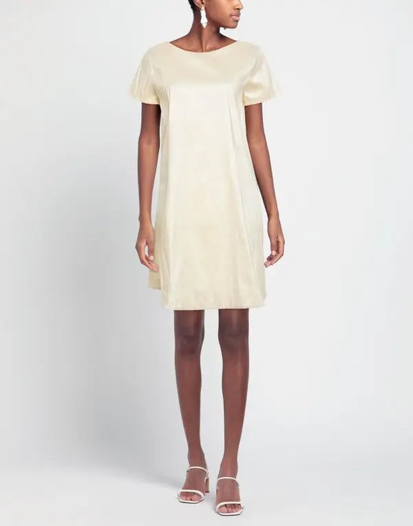 Rossopuro Mini Trapeze Dress - White