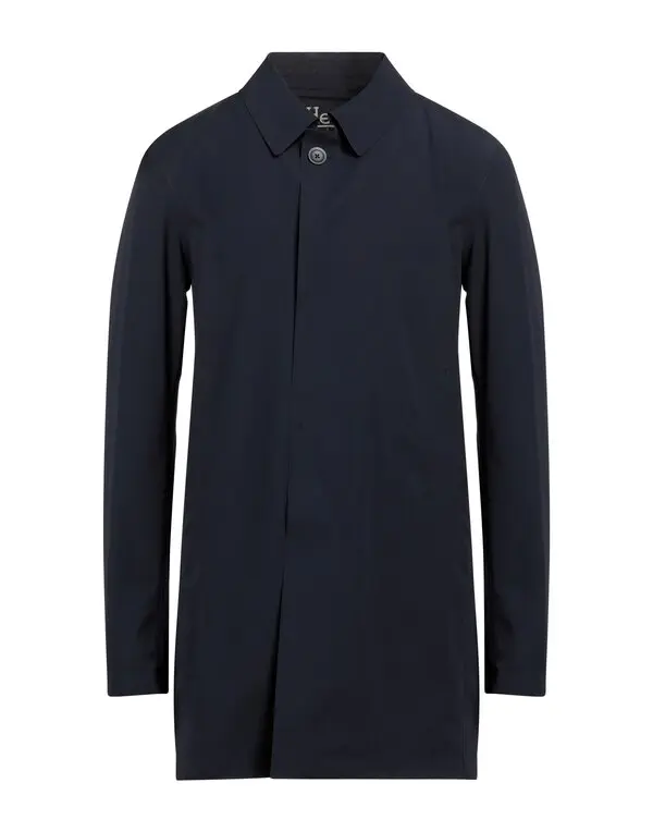 Herno Overcoat & Trench Coat - Navy Blue