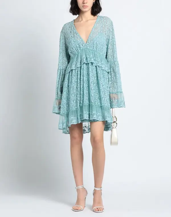 Pinko Mini Dress In Cotton And Viscose