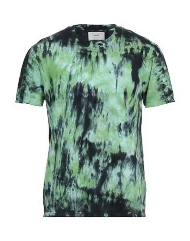 AMI Paris T-shirt Size Cotton, Elastane - Light Green