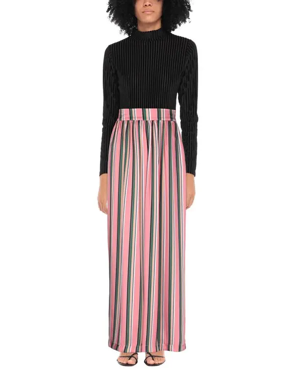 MARC ELLIS Striped Wide-leg Pants