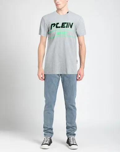 PLEIN SPORT T-shirt Size Cotton, Elastane - Grey