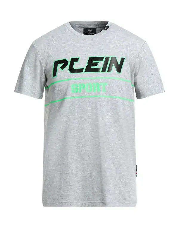 PLEIN SPORT T-shirt Size Cotton, Elastane - Grey