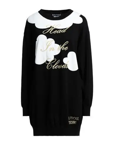 Moschino Knitted Mini Dress - Black