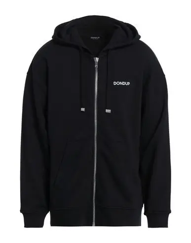 DONDUP Cotton French Terry Logo Hoodie - Black