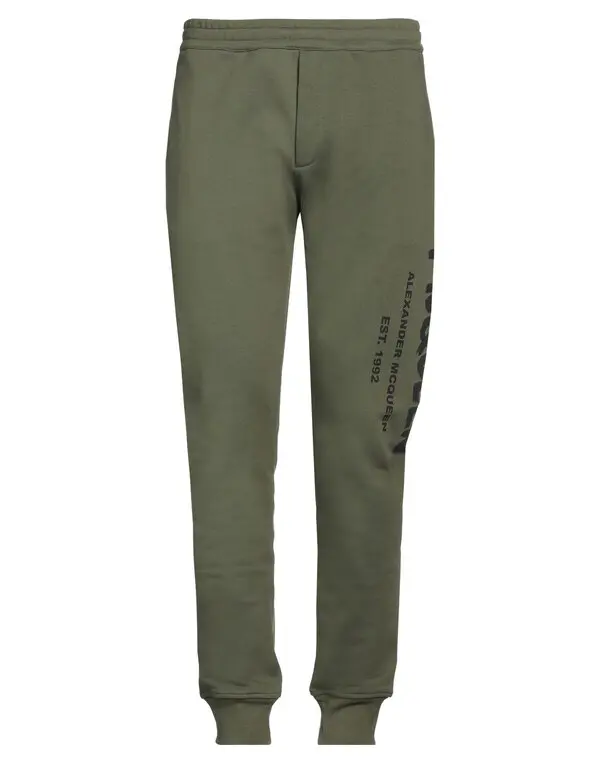 Alexander McQueen Pants Size Cotton - Green