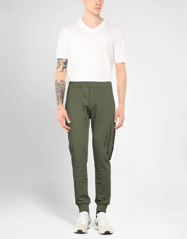 Alexander McQueen Pants Size Cotton - Green