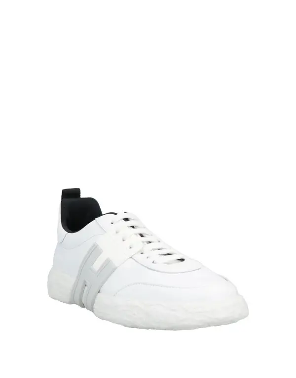Hogan 3r Sneakers Size Soft Leather, Textile Fibers