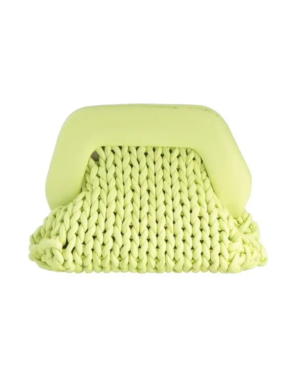 THEMOIRE Textile Fiber Clutch - Green