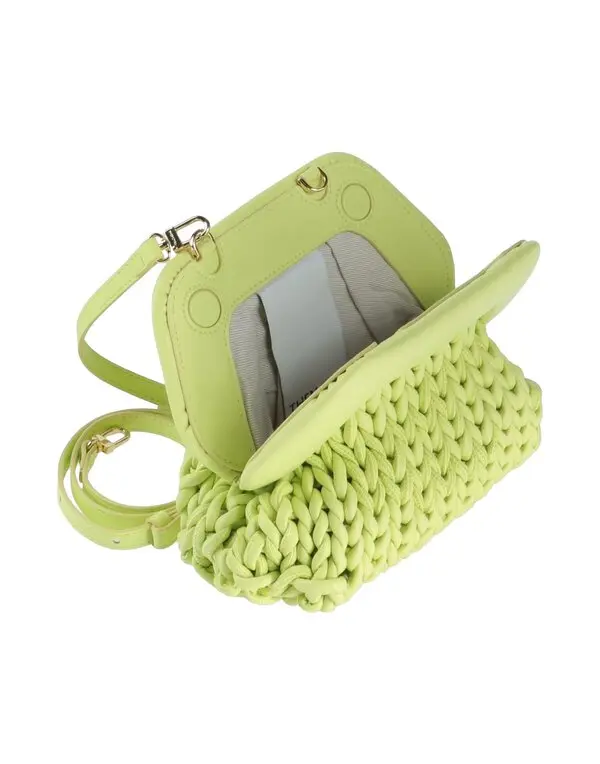 THEMOIRE Textile Fiber Clutch - Green