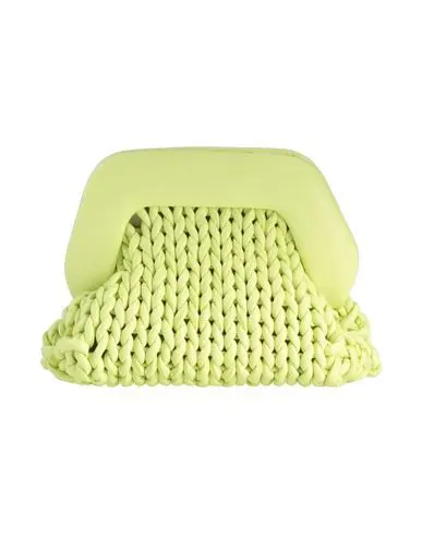 THEMOIRE Textile Fiber Clutch - Lime Green