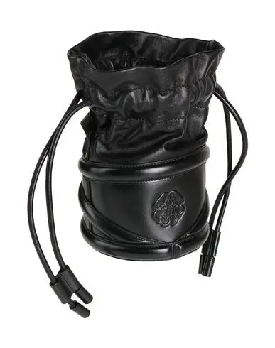 Alexander McQueen Leather Bucket Bag - Black