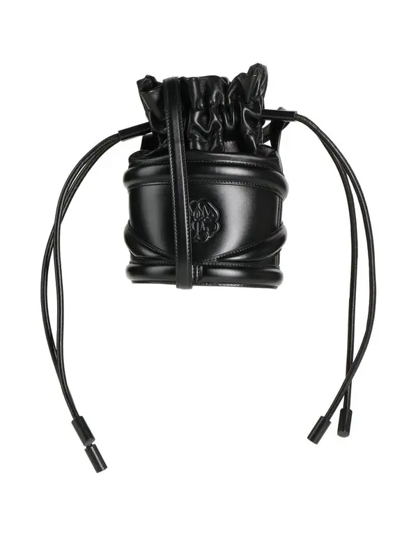 Alexander McQueen Leather Bucket Bag - Black