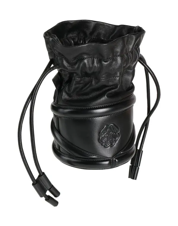 Alexander McQueen Leather Bucket Bag - Black