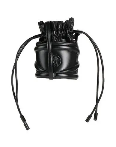 Alexander McQueen Leather Bucket Bag - Black
