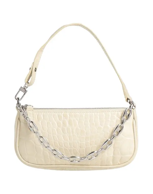 By Far Cowhide Baguette Bag - Cream
