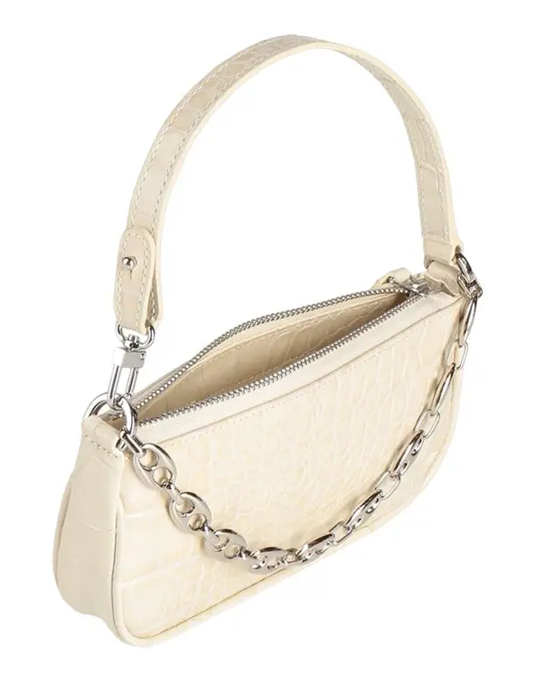 By Far Cowhide Baguette Bag - Off White