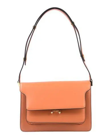 Marni Leather Cross-body Flap Bag - Orange