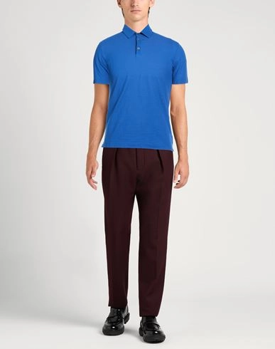 ZANONE Polo Shirt Size Cotton - Blue