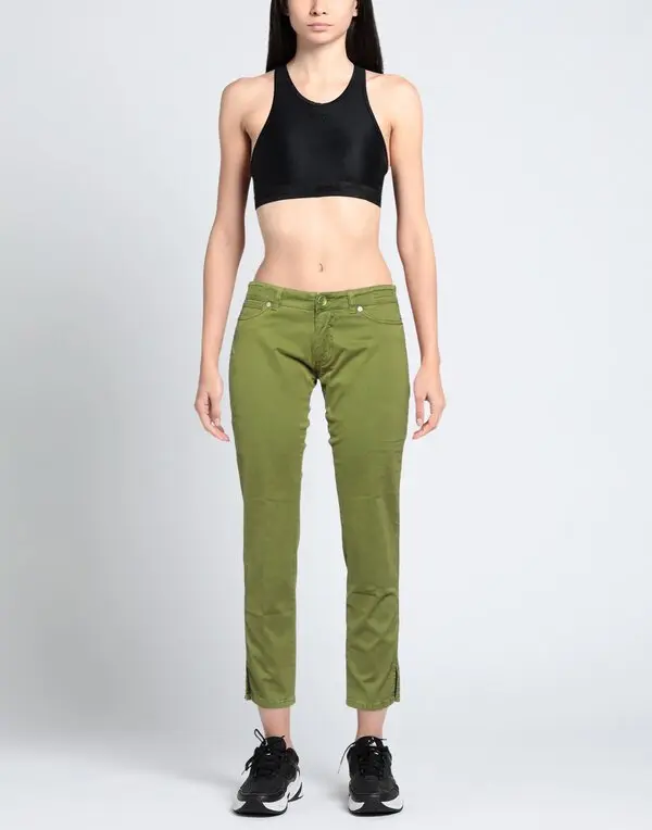 JACOB COHЁN Straight Leg Pants - Green