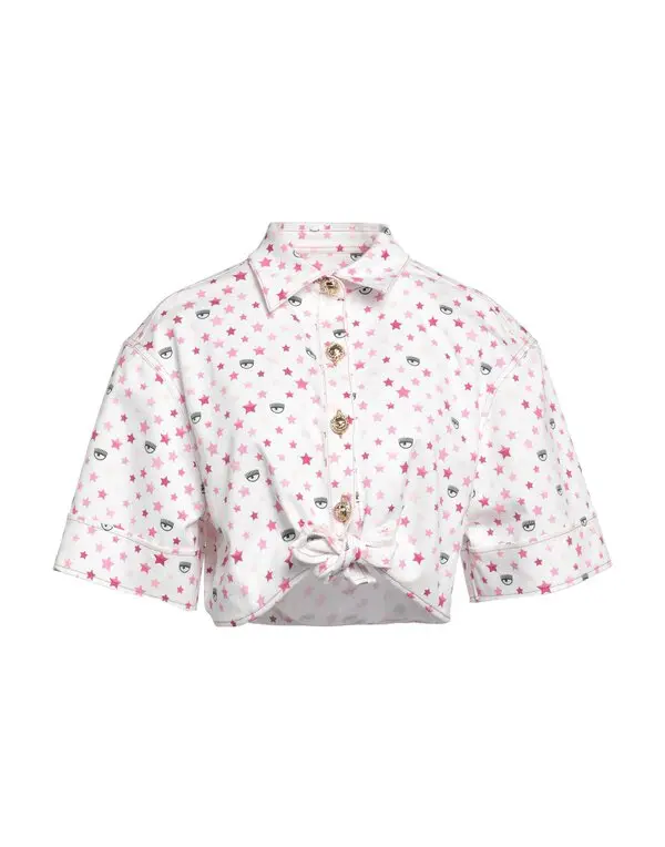 CHIARA FERRAGNI Logo Print Shirt - White