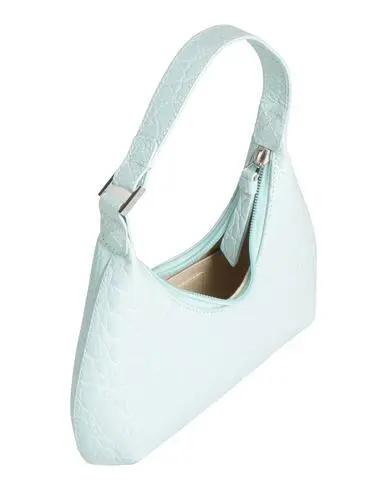By Far Lime Cowhide Hobo Bag - Blue