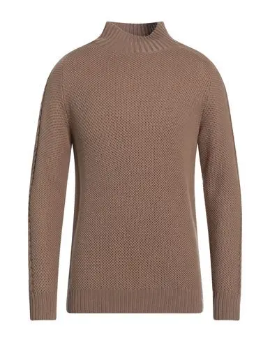 BROOKSFIELD Jacquard-knit Turtleneck - Beige