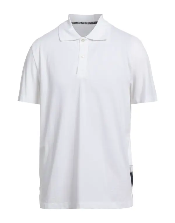 BIKKEMBERGS Polo Shirt Size Cotton - White