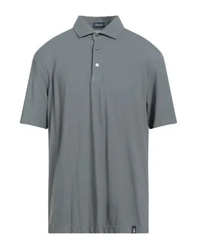 DRUMOHR Polo Shirt Azure Size Cotton - Grey