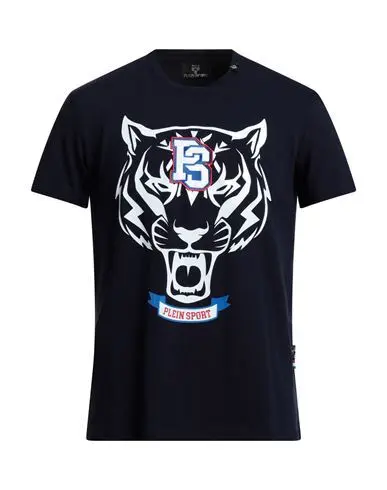 PLEIN SPORT T-shirt Size Cotton, Elastane - Dark Blue