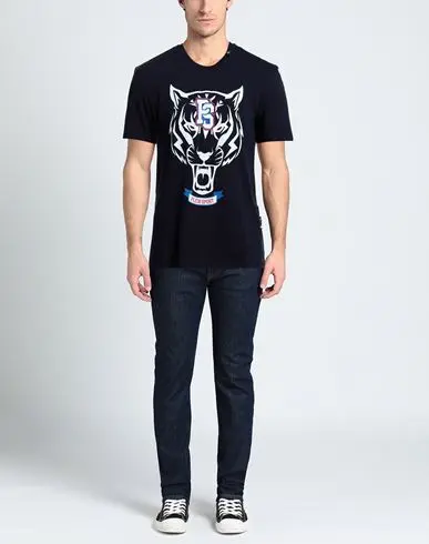 PLEIN SPORT T-shirt Size Cotton, Elastane - Dark Blue