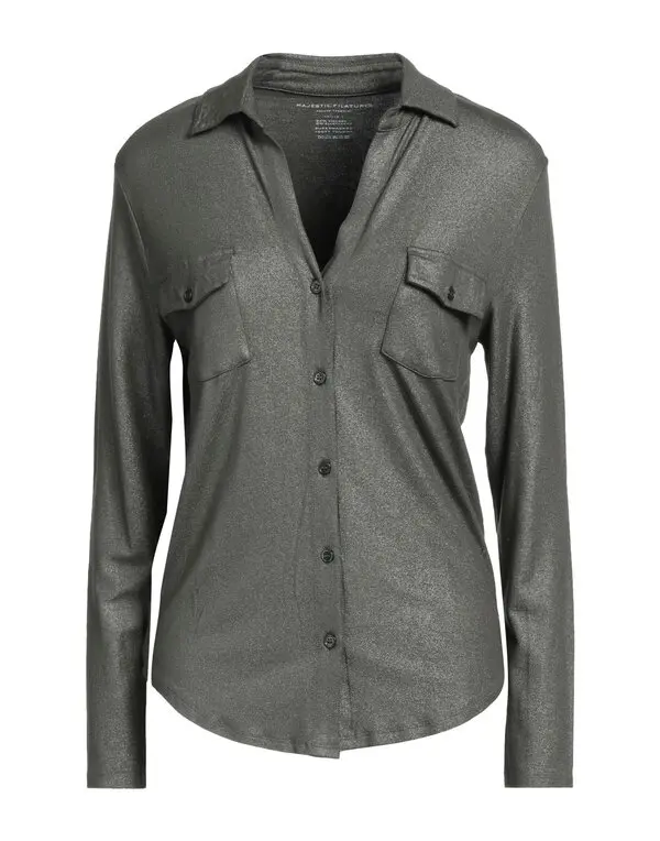 Majestic Filatures Shirt Viscose, Elastane