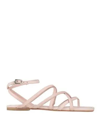 VIC MATIE Leather Thong Sandals - Pink