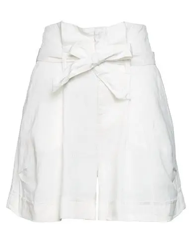 MANILA GRACE Linen Bermuda Shorts
