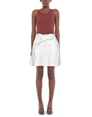 MANILA GRACE Linen Bermuda Shorts