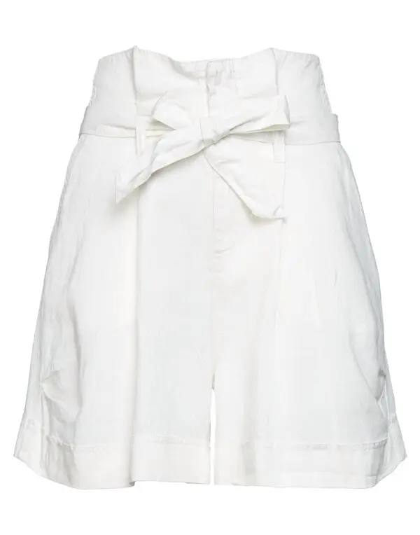 MANILA GRACE Linen Bermuda Shorts