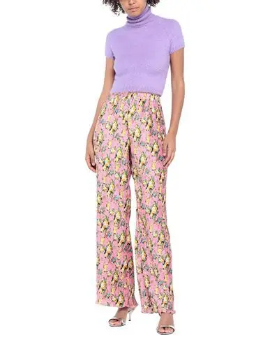 MSGM Floral-print Pleated Pajama Pants - Pink