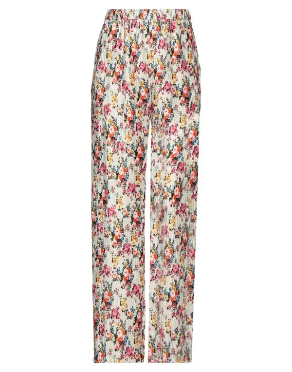 MSGM Floral-print Pleated Pajama Pants