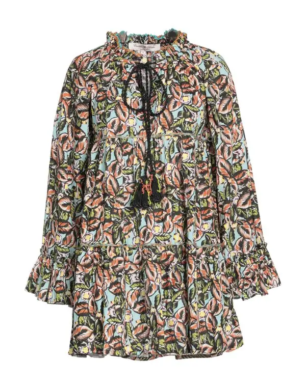 CONNOR & BLAKE Floral Print Cotton Mini Dress