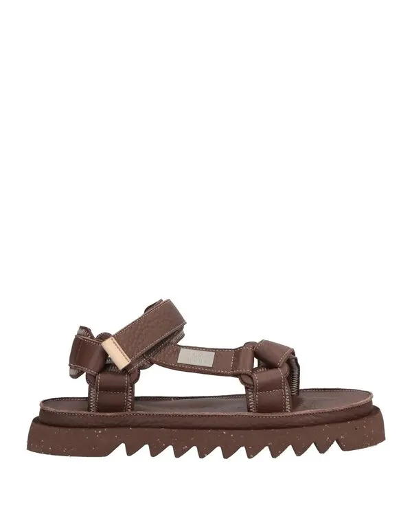 MARSELL X SUICOKE Leather Sandals - Cocoa