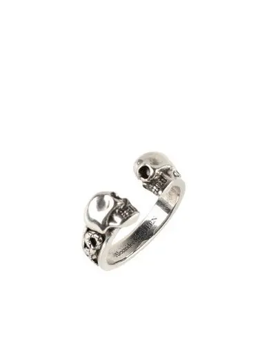 Alexander McQueen Brass Ring - Silver
