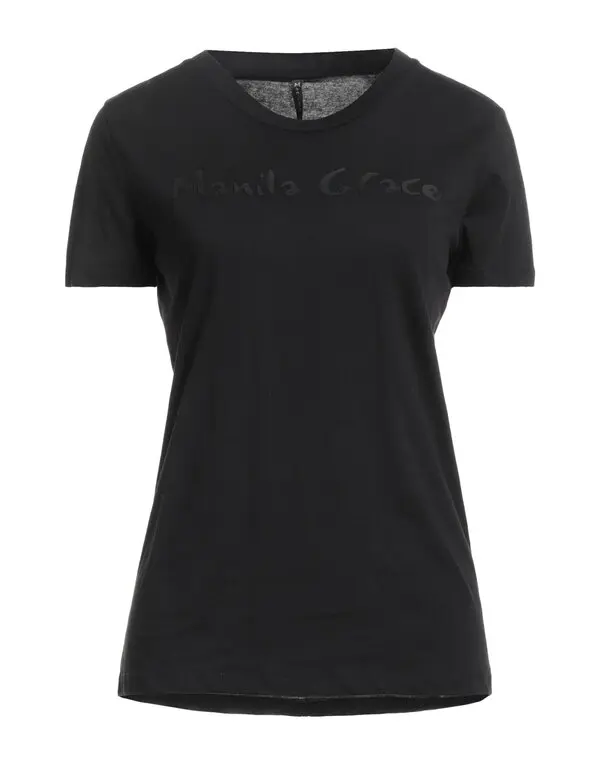 MANILA GRACE Logo-print T-shirt
