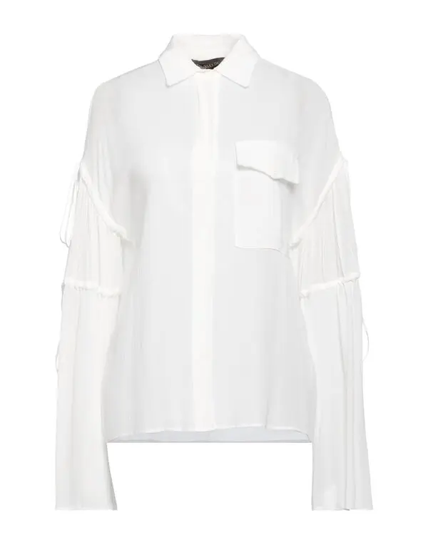 TRUSSARDI Crepe Shirt - White