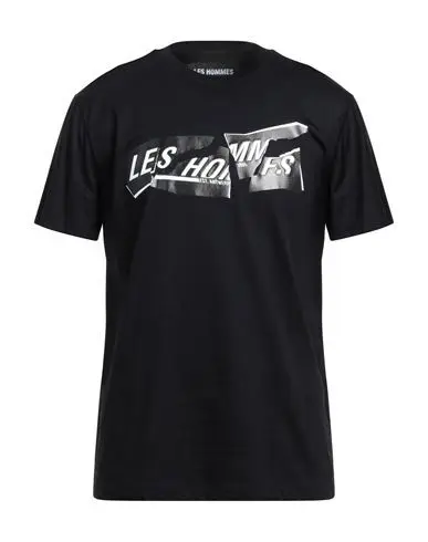 LES HOMMES T-shirt Size Cotton - Black