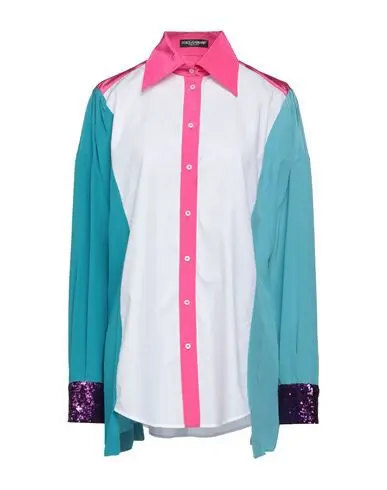 Dolce & Gabbana Multicolor Woven Shirt - Pink