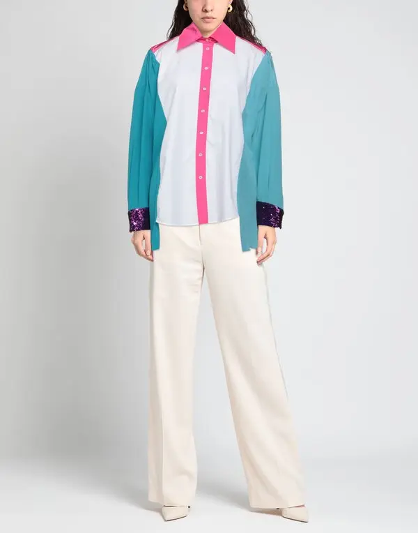 Dolce & Gabbana Multicolor Woven Shirt - Pink