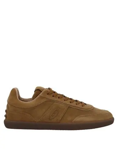 TOD'S Low-top Leather Suede Sneakers - Beige